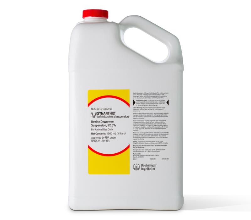 Synanthic® (oxfendazole oral suspension) | Boehringer Ingelheim Animal ...