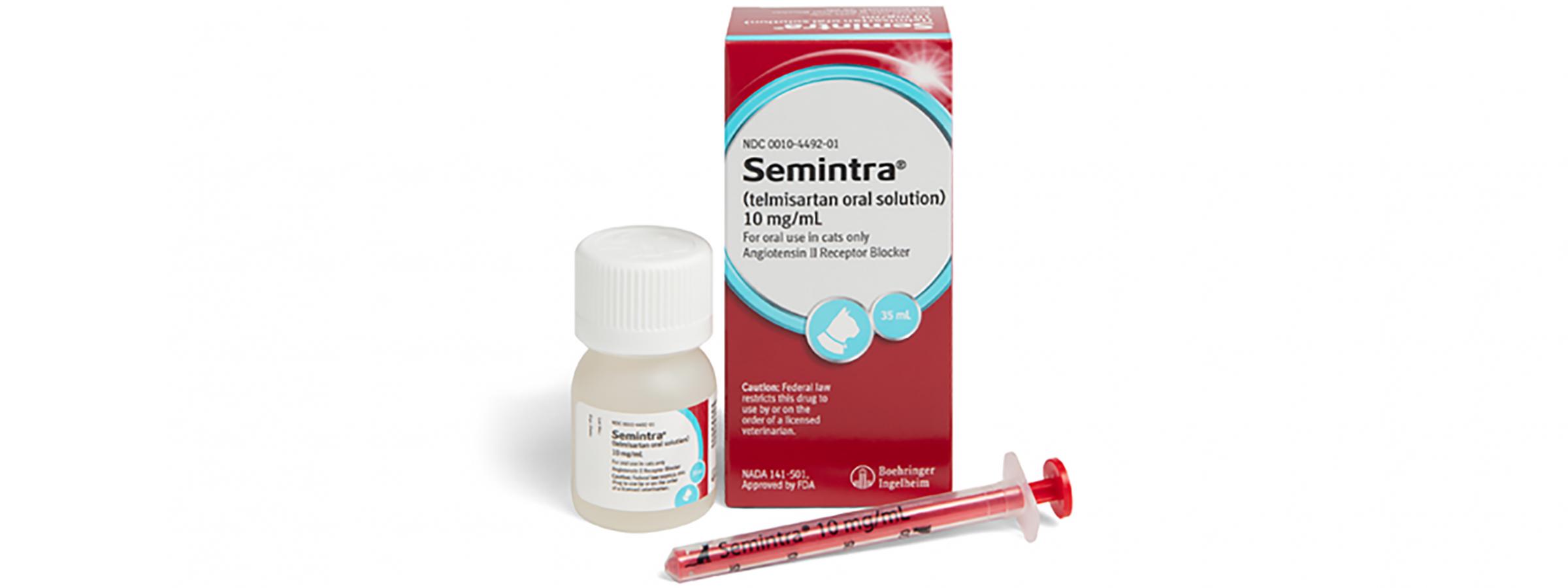 SEMINTRA® (telmisartan oral solution) for Feline Hypertension